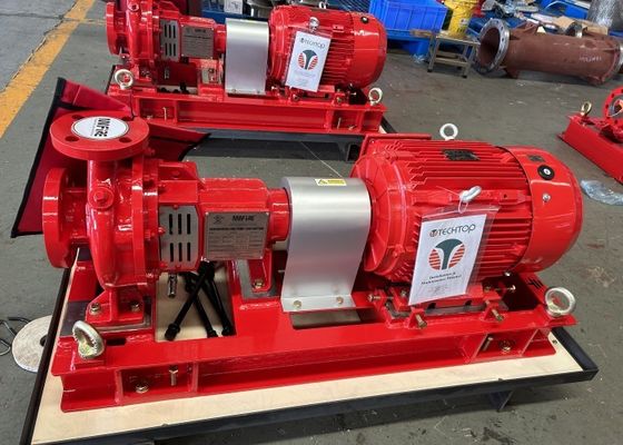 Horizontal End Suction Centrifugal Pumps 134 Meter Ductile Cast Iron Casing
