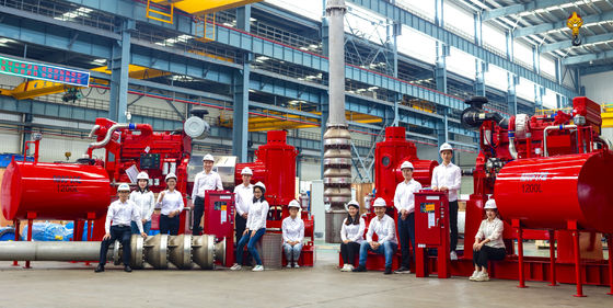 750 US GPM Vertical Turbine Pump UL / FM with Diesel Engine Driven