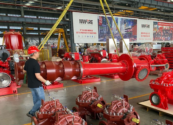 Horizontal End Suction Electric Motor Driven Fire Pump 68.2M3/H 60m UL ...