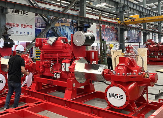 Centrifugal Diesel Engine Driven Fire Pump 125PSI For Office Buildings