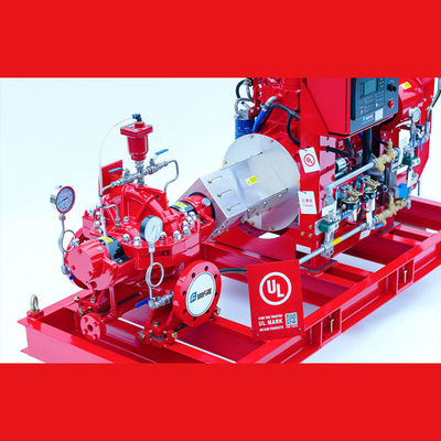 NM Fire UL listed FM Approved 1000 GPM Split Case Fire Pump with Diesel ...