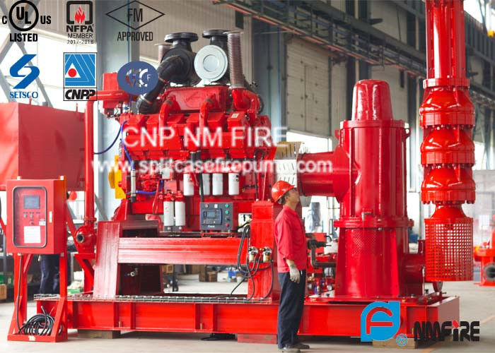 Flow Up To 5000GPM NFPA20 Standard Firefighting Pump Sets With Diesel ...