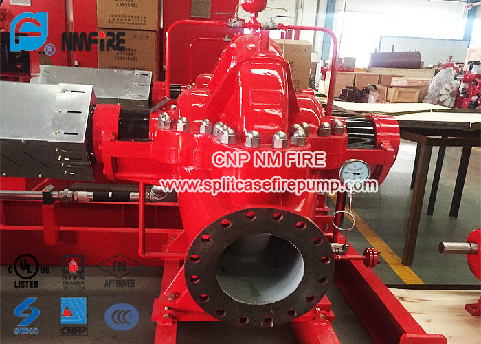 Red Color Diesel Engine Fire Pump / Fire Fighting Pumps 1500gpm @ 125 ...