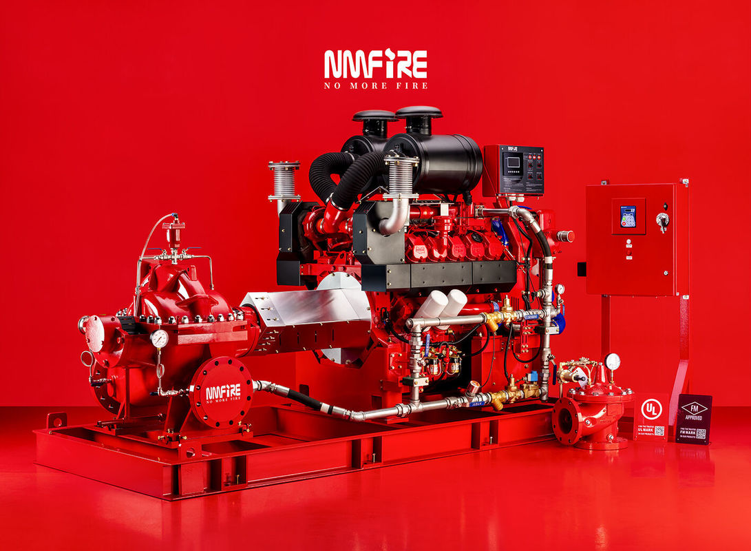 5000 GPM Fire Fighting Water Pump Split Case Type Diesel Engine Driven