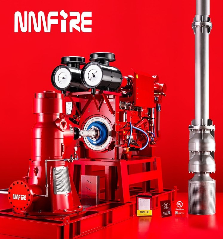 High Efficiency Vertical Turbine Fire Pump with Flow 100–7500 GPM and ...