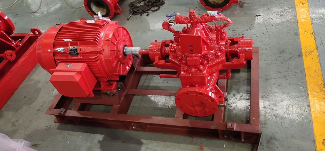 300 GPM 83 PSI Fire Fighting Pump System , SS UL FM Diesel Fire Pump ...