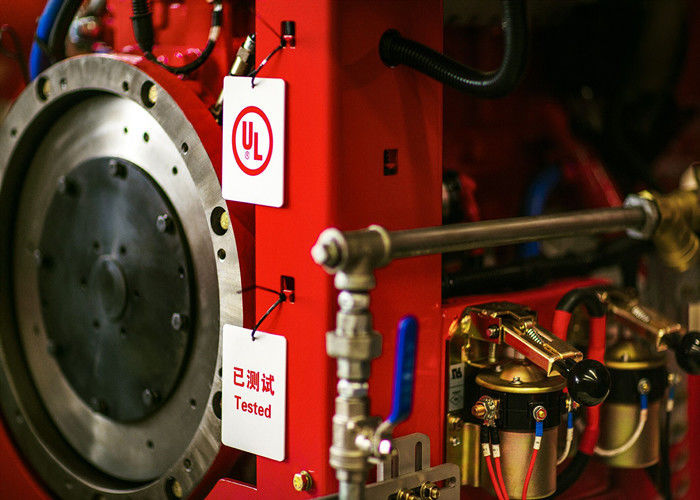 UL Listed Fire Diesel Engine 190 KW Energy Efficient With Diesel Fuel