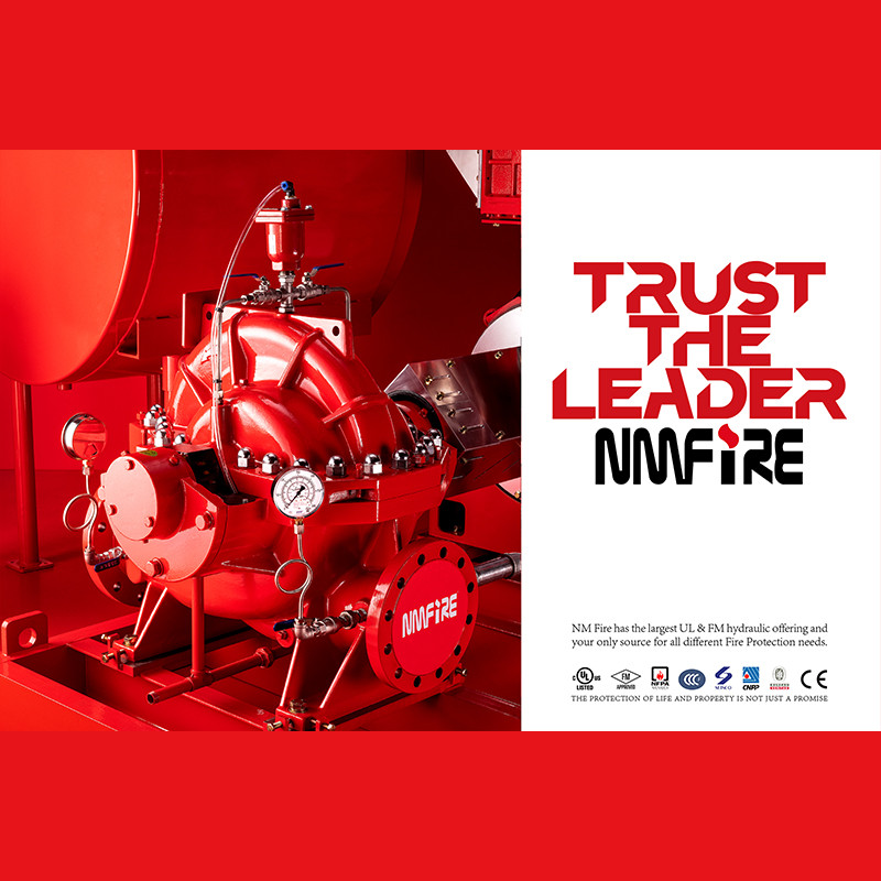 2500GPM 44-67m 62-95psi NMFIRE SCF200-150-370 Electric Motor Fire Pump ...