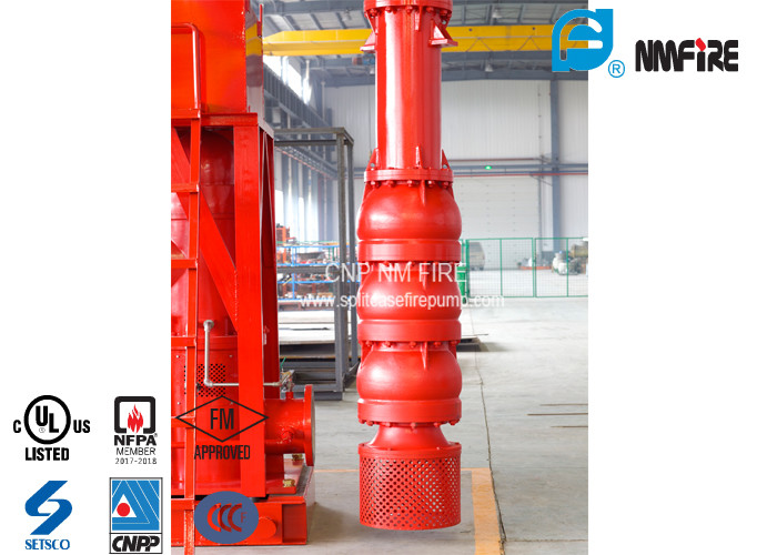 500 Usgpm Vertical Turbine Fire Pump Installation Easy With Carbon ...