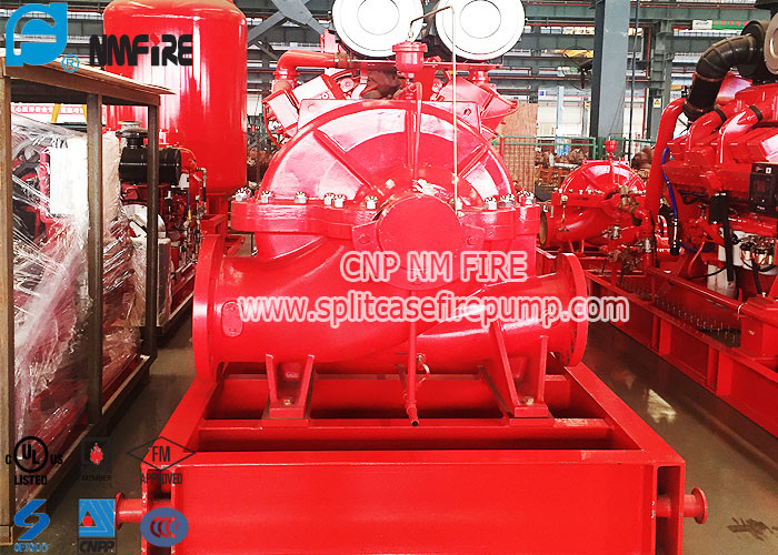 UL Listed 500 Gpm Fire Pump Set , Single Stage Double Suction ...