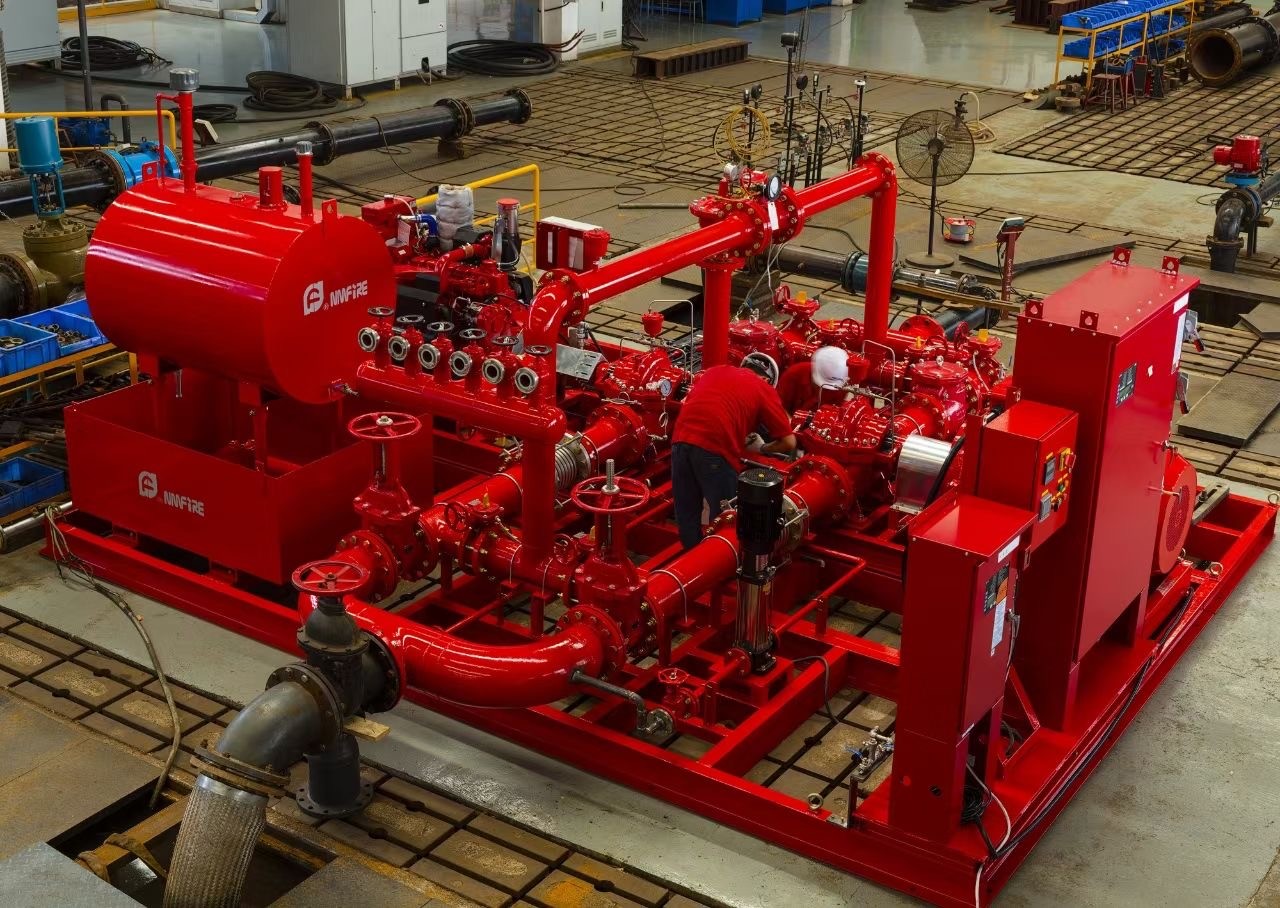 1250 GPM Horizontal Split Case Fire Pump Assembly EDJ Package