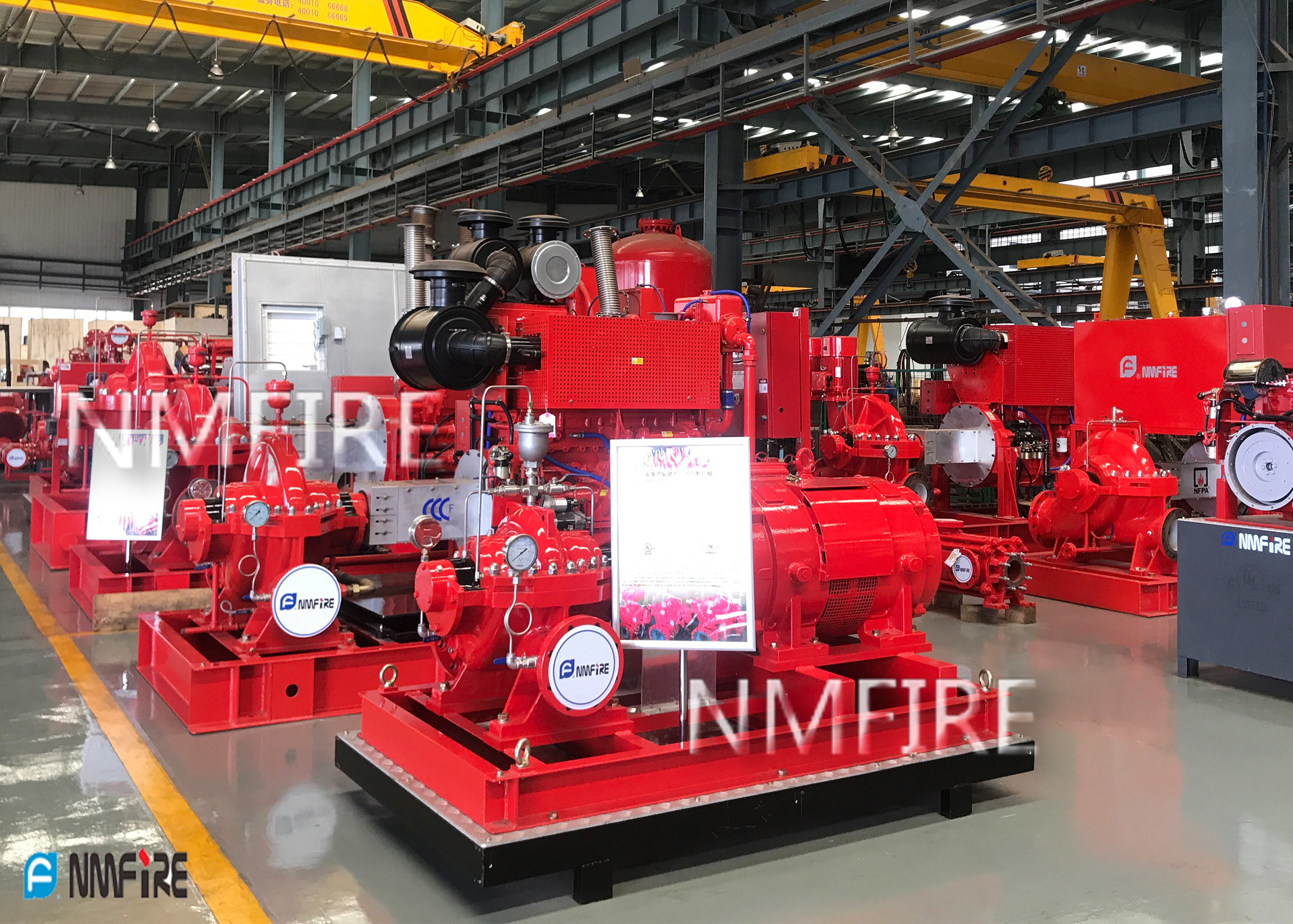 750 GPM Electric Fire Fighting Pump / Fire Fighting Pump System 170PSI ...