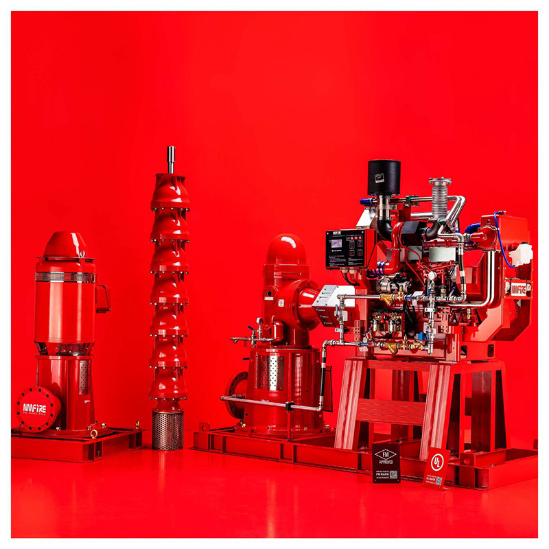 UL/FM Vertical Turbine Fire Pump 2000GPM NFPA Compliant Fire Protection ...
