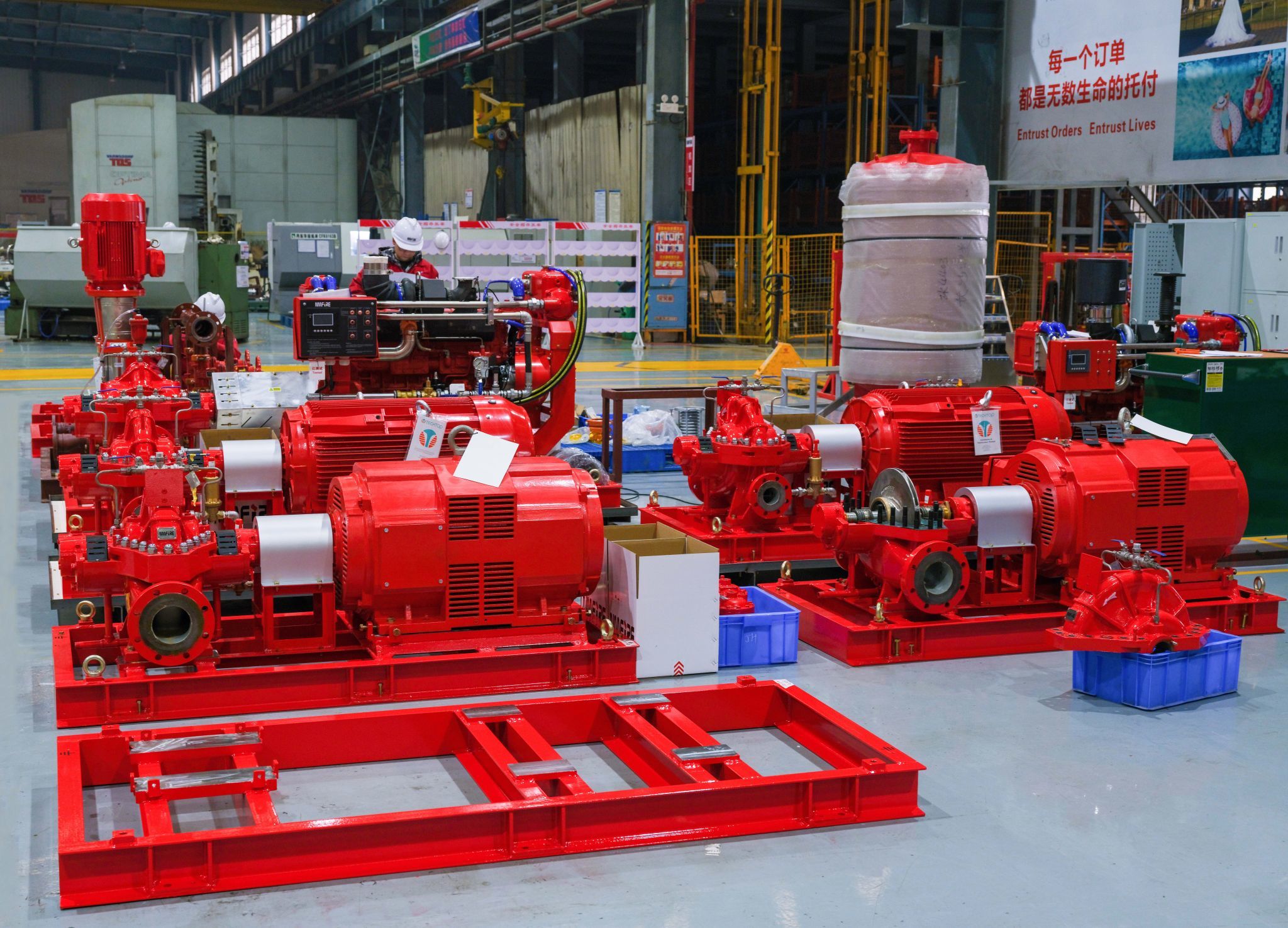 Fresh Water/Sea Water UL FM Diesel Fire Pump Standby Power 29kw-772kw ...