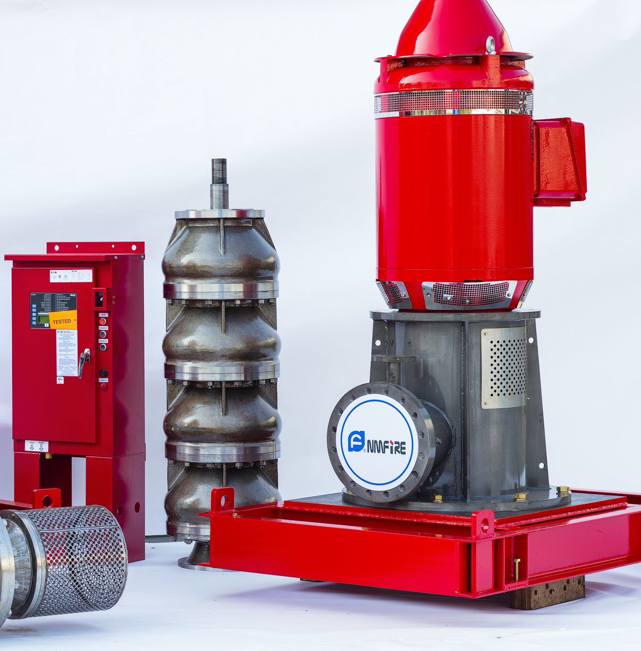 UL/FM/Non Listed Vertical Shaft Turbine Fire Pump , Eaton Controller ...
