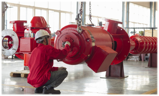 Electric Motor Pump Vertical Turbine Fire Pump With Tornatech ...