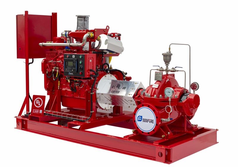NM Fire Split Case Fire Pump With Jockey Pump UL/FM 500 GPM @ 180 PSI