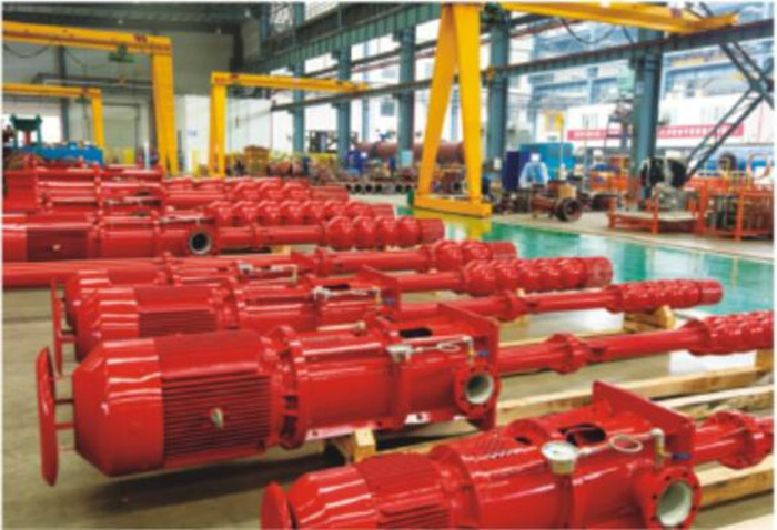 NM Fire UL listed 750 GPM Vertical Turbine Pump with Electric Motor Driven