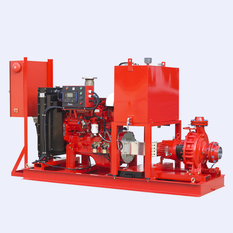 Impeller Centrifugal Pump Set With Jockey Pump UL Listed Fire Pump ...