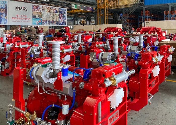 163KW 1500rpm Speed Diesel Engine For Fire Fighting Pump , NFPA20 Standard