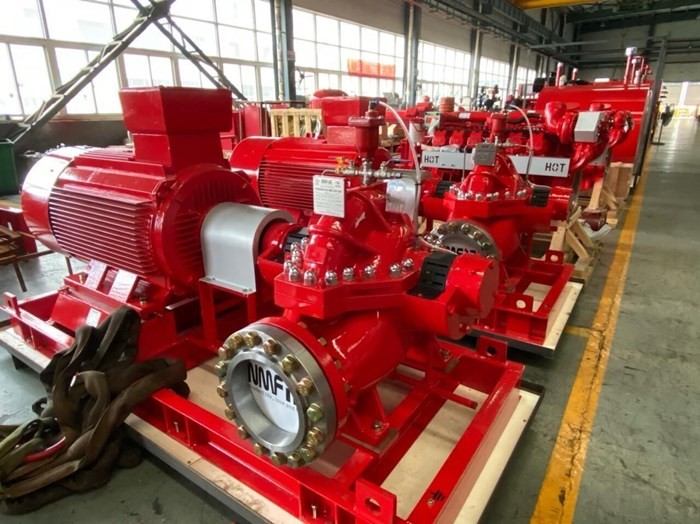 NM Fire Split Case Diesel Engine Driven Fire Pump Set Horizontal For ...