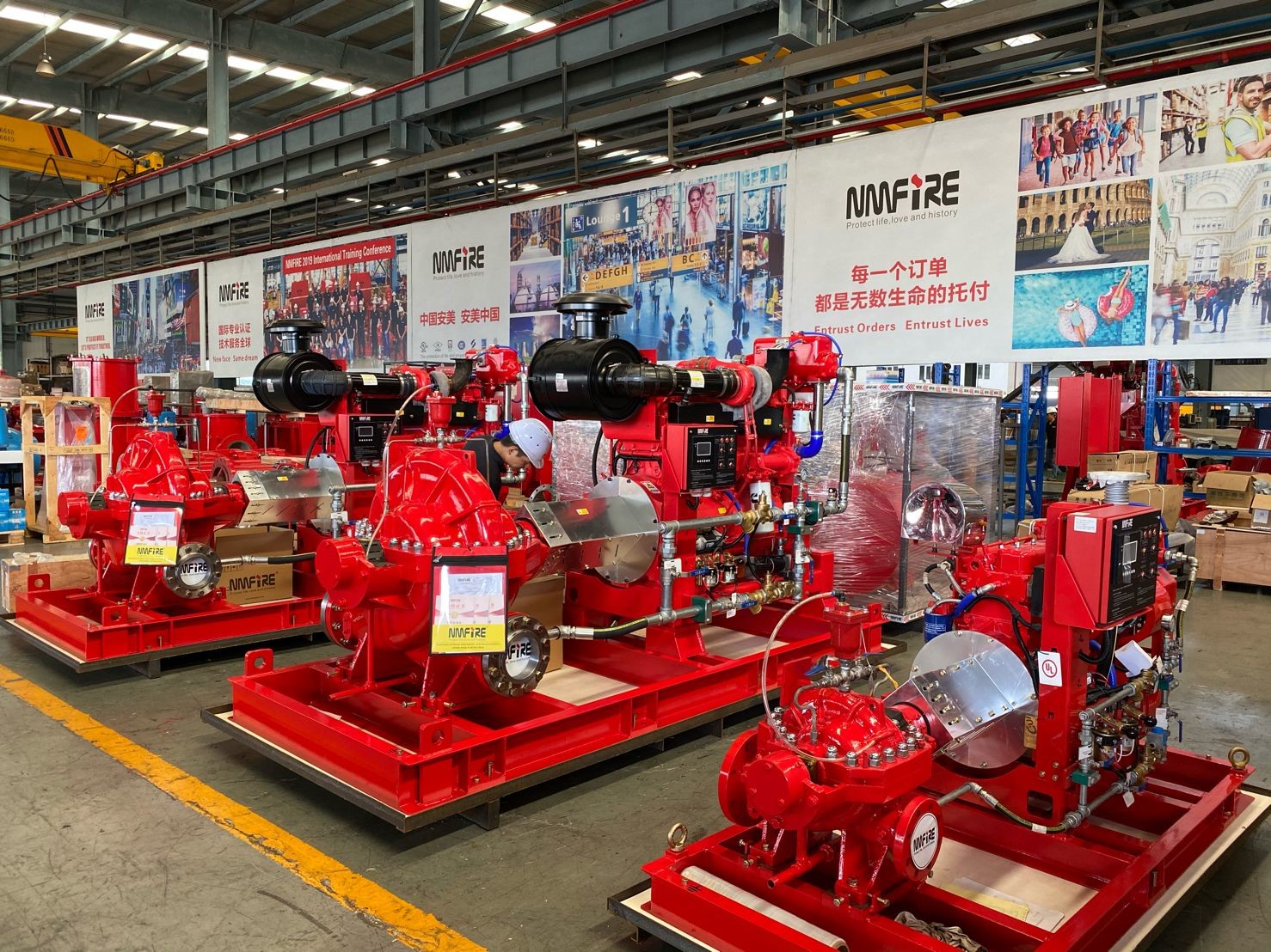 1250GPM 100M UL FM Split Case Fire Pump With Tornatech Controller