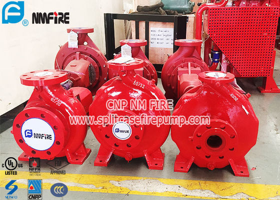Single Stage Horizontal Centrifugal End Suction Fire Pump Set With ...