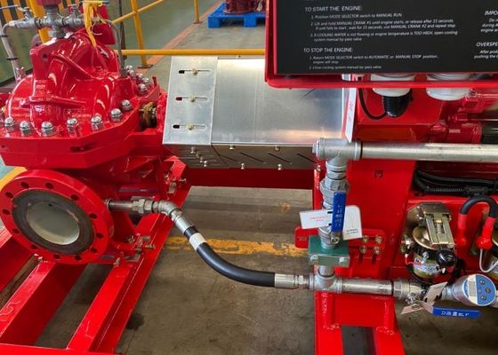 2500 GPM Fire Fighting Water Pump Driven by Diesel Engine Centrifugal ...