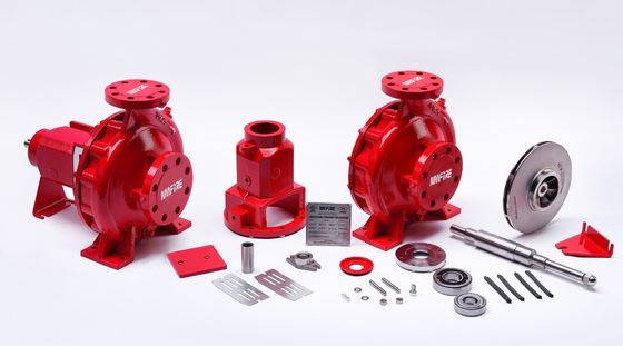 500 Flow End Suction Fire Pump Systems 2980 Rpm for Fire Safety