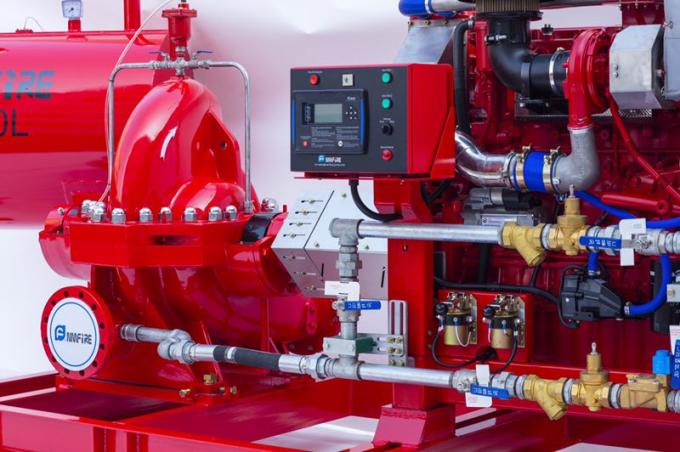 UL Listed Diesel Engine Driven Fire Pump Efficient Operation 2500gpm ...