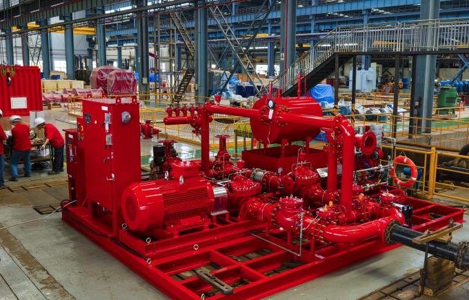 NM Fire UL/FM Skid Mounted Fire Pump Easy Transportation Horizontal 750 GPM