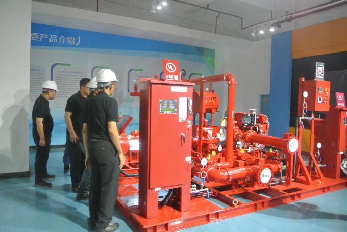 UL / FM Horizontal Split Case Pump Assembly Skid Mounted Fire Pump Package