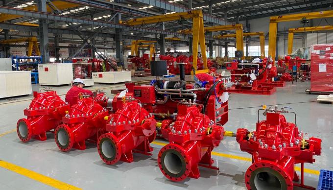 Two Stages Centrifugal Skid Mounted Fire Pump