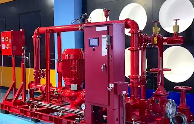 500 GPM Vertical Inline Fire Pump Assembly NFPA 20 Fire Pump Package